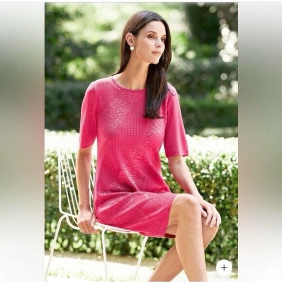 Ming Wang | Dresses | Ming Wang Pink Midi Dress | Poshmark